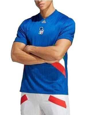 Adidas Italy Icon Jersey - Blue