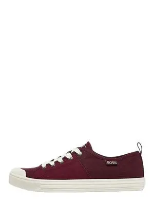 Sketchers Skechers Bobs B Cool Lace-Up Sneakers Wine Red