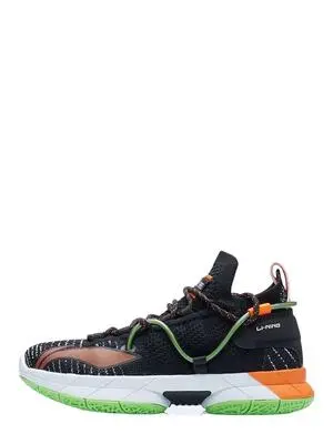 LI-NING Speed 6 Premium Sneakers - Black/orange/green