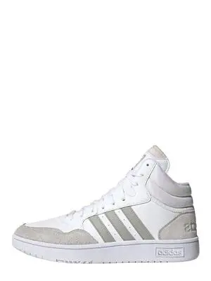 Adidas Hoops 3.0 Mid Sneakers - Cloud White/metal Grey/grey One
