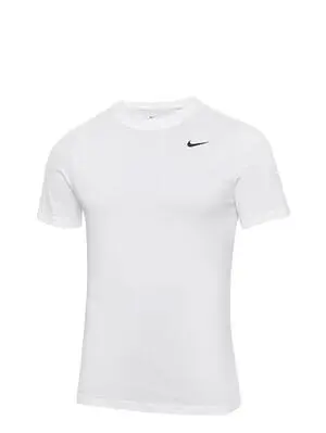 Nike Dri-fit Training Sports Quick Dry Round Neck Short Sleeve T-shirt - White