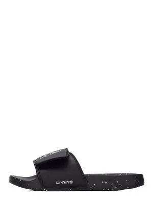 LI-NING Sports Slides - Black