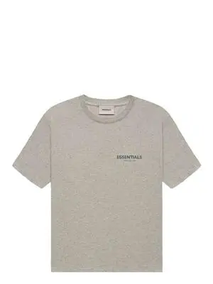 Fear Of God Fear Of God Essentials Fw21 Short Sleeve Tee Dark Heather Oatmeal Dark Heather Oatmeal