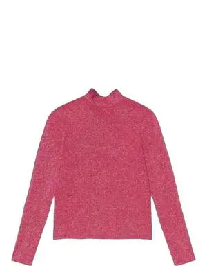 Gucci Lam-effect Knitted Top - Pink