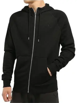 JORDAN Air Fleece Zip-up Jacket - Black