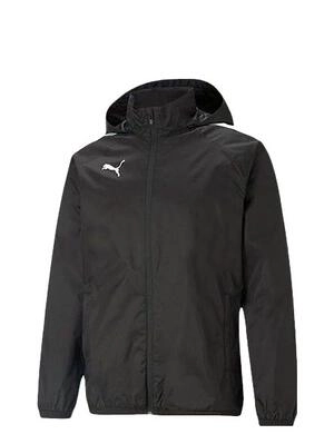PUMA Team Liga All Weather Jacket Logo - Black