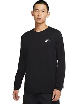Nike Embroidered Logo Long Sleeve T-shirt - Multi-color