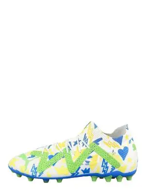 PUMA Future Ultimate X Neymar Mg Soccer Cleats - White/blue/green Lemon Meringue