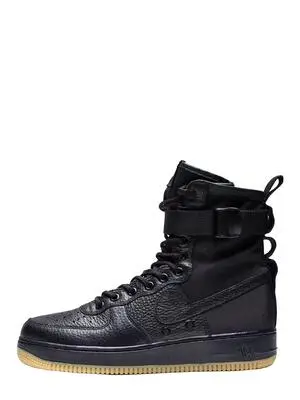 Nike Sf Air Force 1 High Top Sneakers - Black/gum
