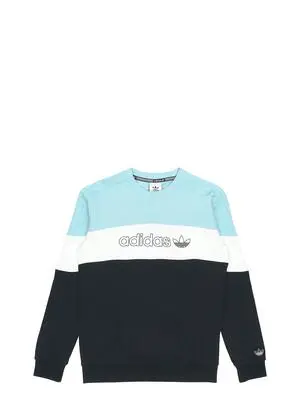 Adidas Originals Bx-20 Crew Colorblock Sweatshirt - Light Blue