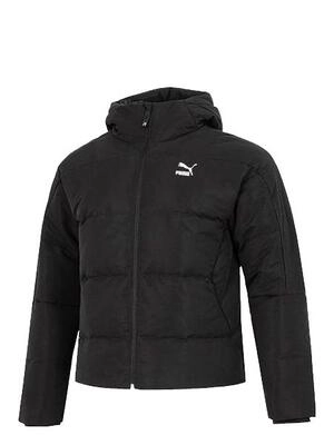 PUMA Classics Padded Down Jacket - Black/white