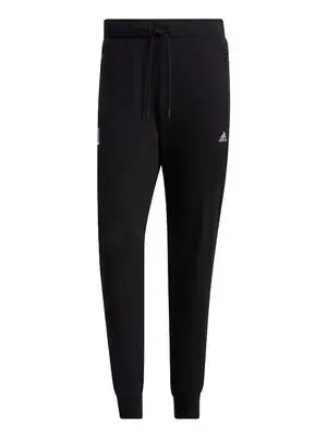 Adidas Wj Pnt Ft Series Solid Color Slim Fit Bundle Feet Sports Pants - Black