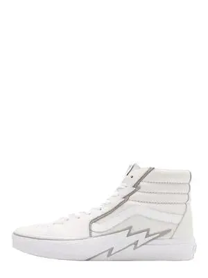 VANS Sk8-hi "bolt" High-top Sneakers - White/grey