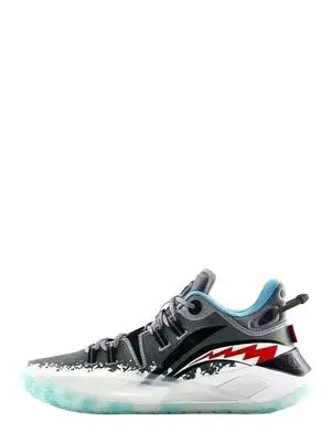 LI-NING Cj2 "shark" Basketball Sneakers - Blue/white