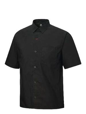 CONVERSE Short Sleeve Pocket Shirt - Black