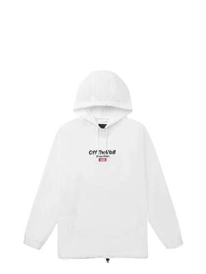 VANS Logo Hooded Jacket - White