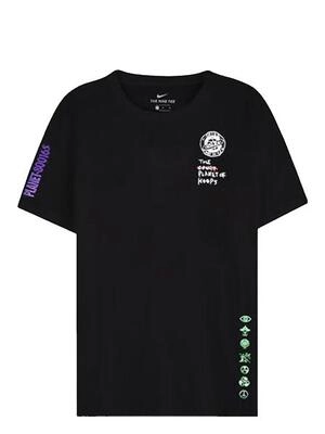 Nike Summer Hoops Basketball Short Sleeve T-shirt - Black
