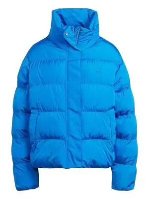 Adidas Short Vegan Puffer Jacket With Stand Collar - Blue