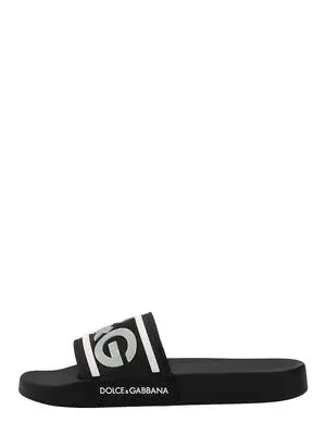 Dolce & Gabbana Logo Slides - Black/white