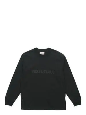 Fear Of God Fw20 Ss20 Boxy Long Sleeve T-shirt - Black