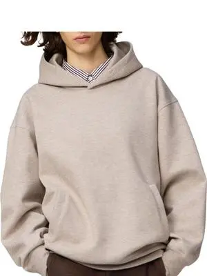 Uniqlo Sweat Oversized Hoodie - Beige