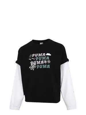 PUMA PUMA 2-Fer Graphic Vest Top Black