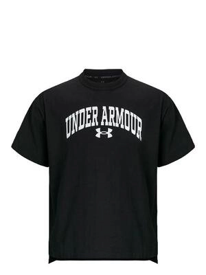 Under Armour Half Sleeve Wordmark Logo T-shirt - Black