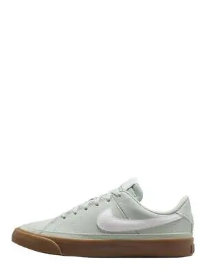 Nike Court Legacy Low Top Sneakers - Light Silver/gum Dark Brown/white