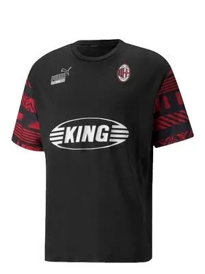 PUMA Acm Ftblheritage Jersey Logo T-shirt 'black - Red