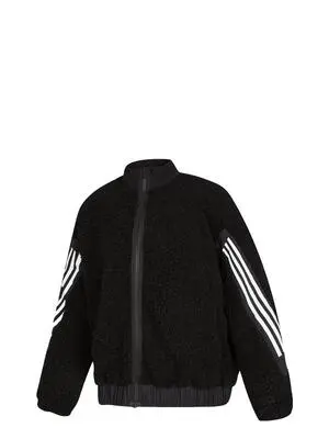 ADIDAS Adidas Contrasting Stripe Fleece Jacket