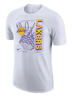 Nike Los Angeles Lakers Basketball Graphic Tee - White