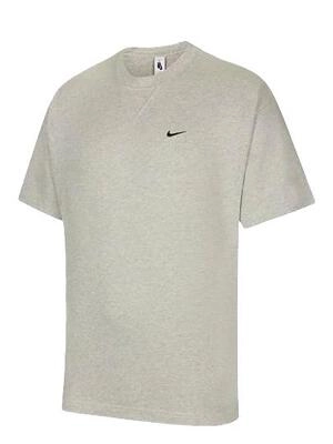 Nike Nike X Kim Jones Crossover Air Logo Round Neck Short Sleeve T-Shirt Grey