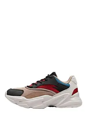 ANTA Lifestyle Retro Sneakers - Grey/red