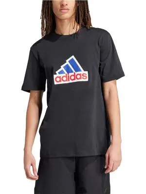 Adidas Future Icons Badge Of Sport T-shirt Asia Sizing - Black