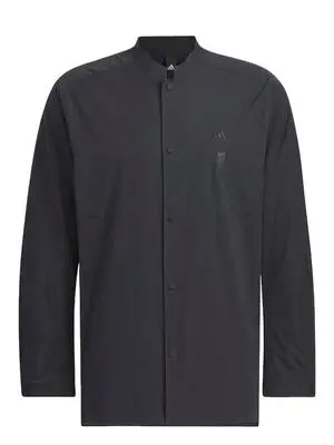 Adidas Premium Woven Sport Long Sleeve Shirt Asia Sizing - Black