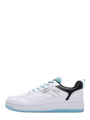 ANTA Skateboarding Shoes - White/blue/black