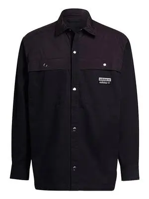 Adidas Originals Fashion Shirt Leisure Sports Long Sleeve - Black
