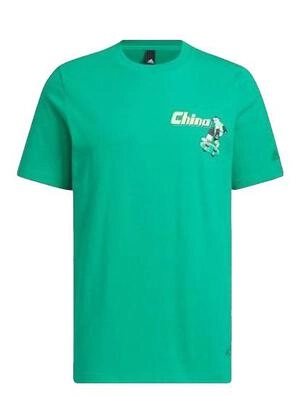Adidas China Gfx T-shirts Asia Sizing - Green