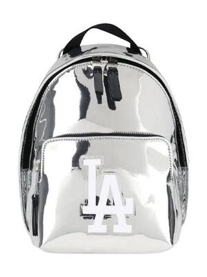 MLB Los Angeles Dodgers Metallic Backpack - Silver