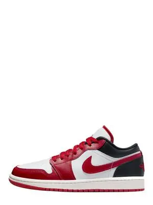 JORDAN 1 Low "white Gym Red" Sneakers - White/red/black