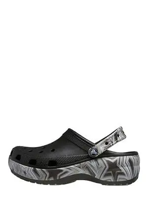CROCS Crocs Classic Crush Disco Clog Black/white