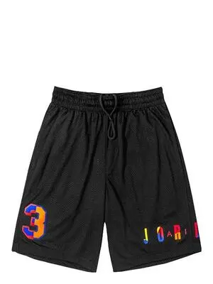 JORDAN Washed Dna Logo Basketball Shorts - Black/multi-color