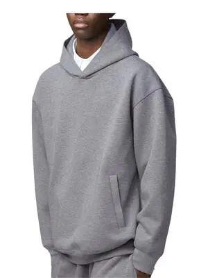 Uniqlo Oversized Hoodie Ash Grey