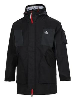Adidas Limited Edition Fleece Lined Hooded Jacket - Black