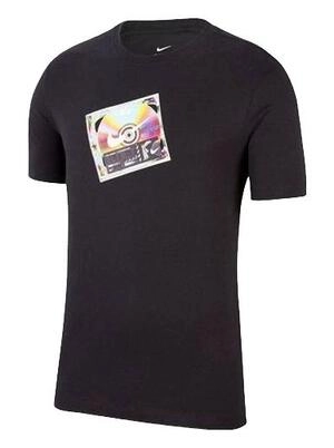 Nike Graphic Print Short Sleeve Tee - Black