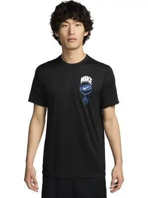 Nike Dri-fit Basketball Graphic T-shirt - Black