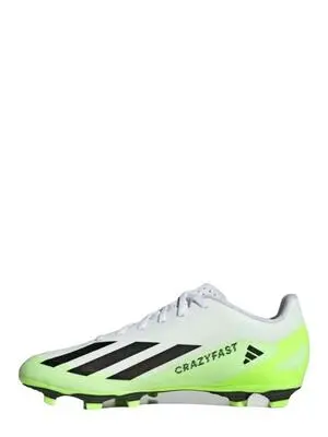 Adidas X Crazyfast.4 Fg Soccer Cleats - Cloud White/core Black/lucid Lemon