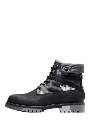 Timberland Heritage Ek+ 6 Inch Waterproof Wide-fit Boot - Grey/black