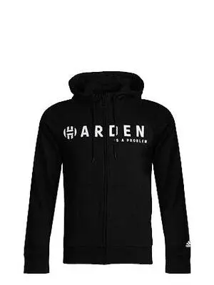 Adidas Harden Basketball Full-zip Jacket - Black