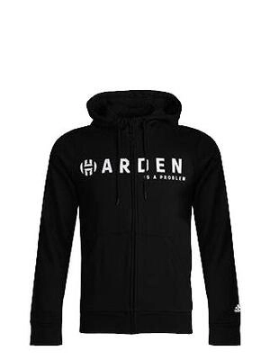 Adidas Harden Basketball Full-zip Jacket - Black